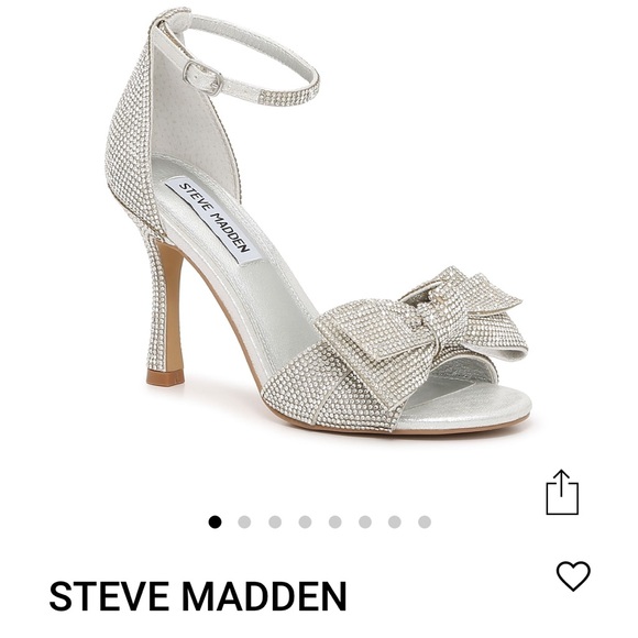 Steve Madden | Shoes | Steve Madden Bling Heels With Bows | Poshmark